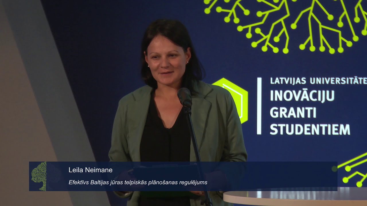 Leila Neimane: Efektīvs Baltijas jūras telpiskās plānošanas regulējums ...