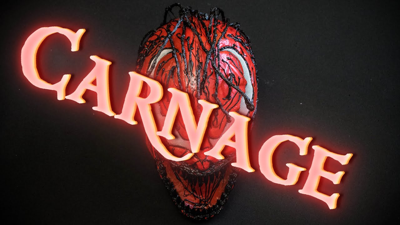 How to make Carnage mask made of Venom mask - YouTube