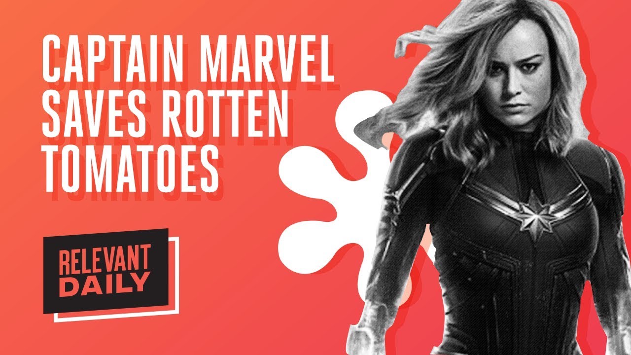 Captain Marvel Saves Rotten Tomatoes - YouTube