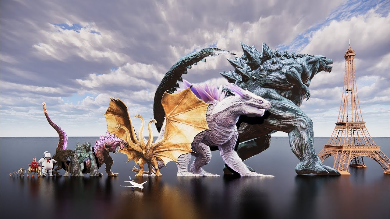 Movie Monsters smaller than Godzilla Earth - YouTube