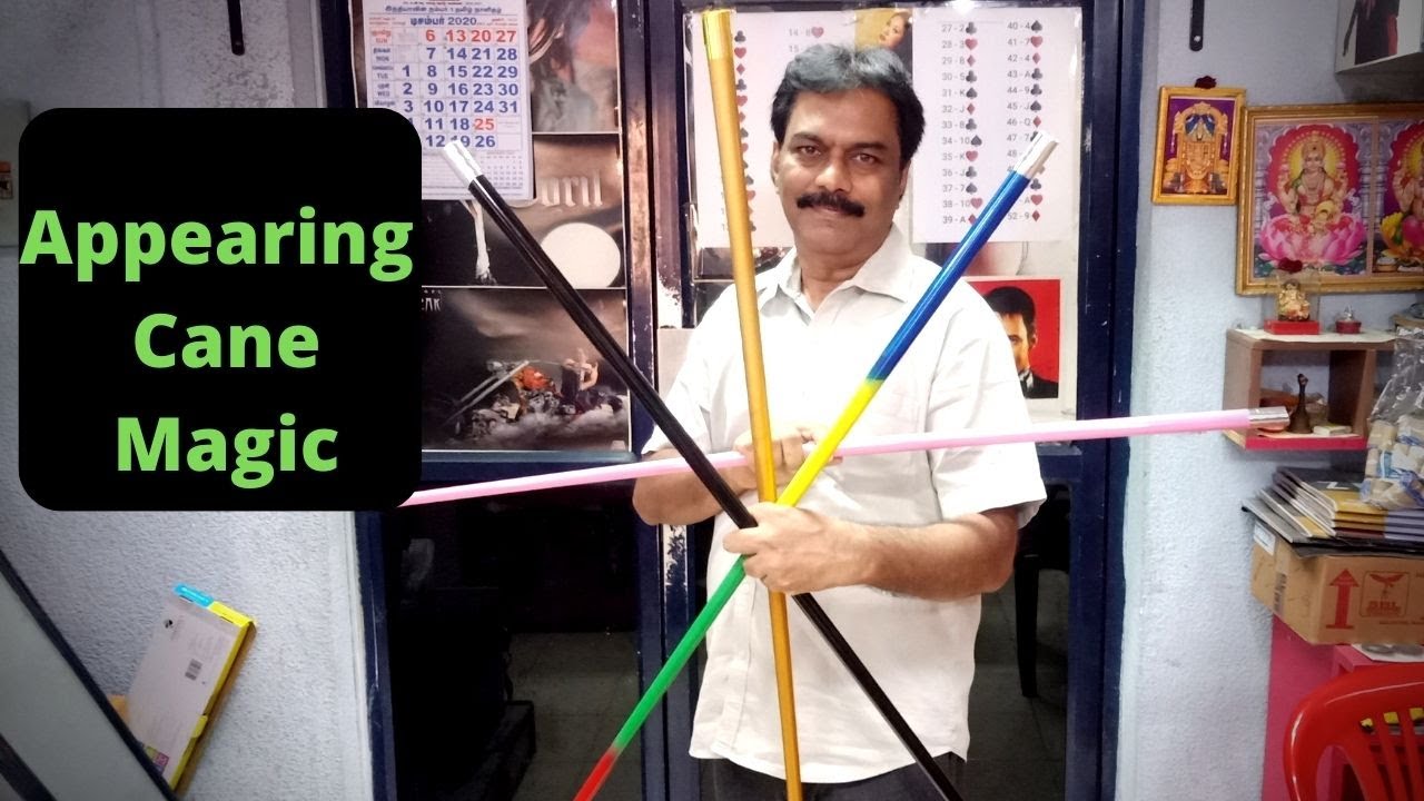 Appearing Cane From Silk Magic || Wand for Professional Magician ...