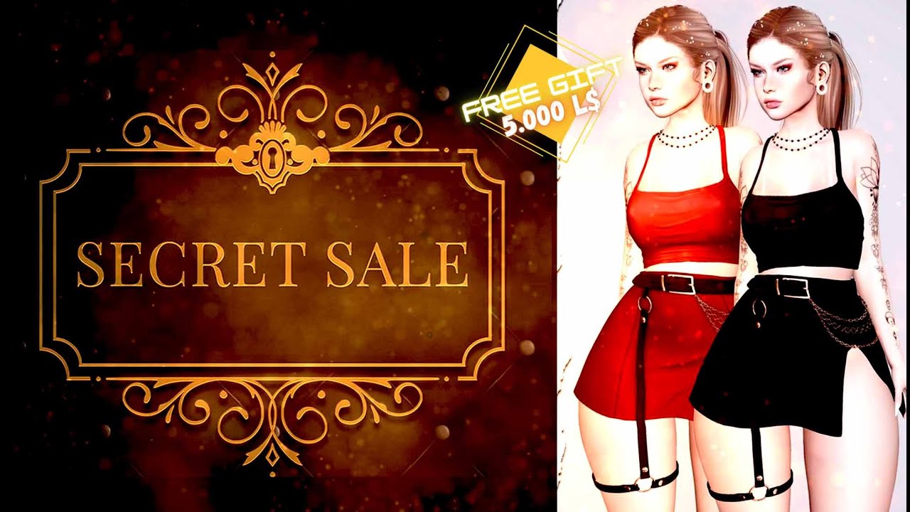 🟪 Secret Sales | Second life | Weekly Event | Free Gift 💝 - YouTube