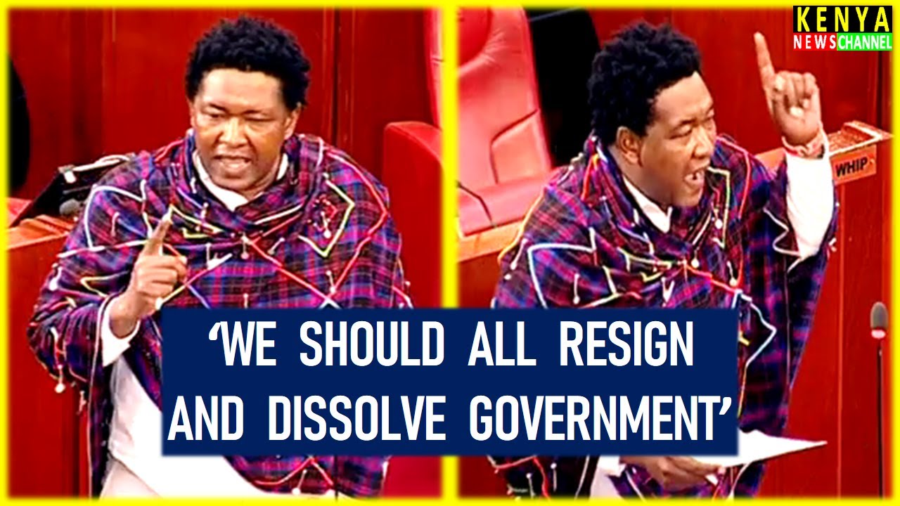 Angry Senator Ledama Olekina reacts to Finance Bill Protests & Invasion ...
