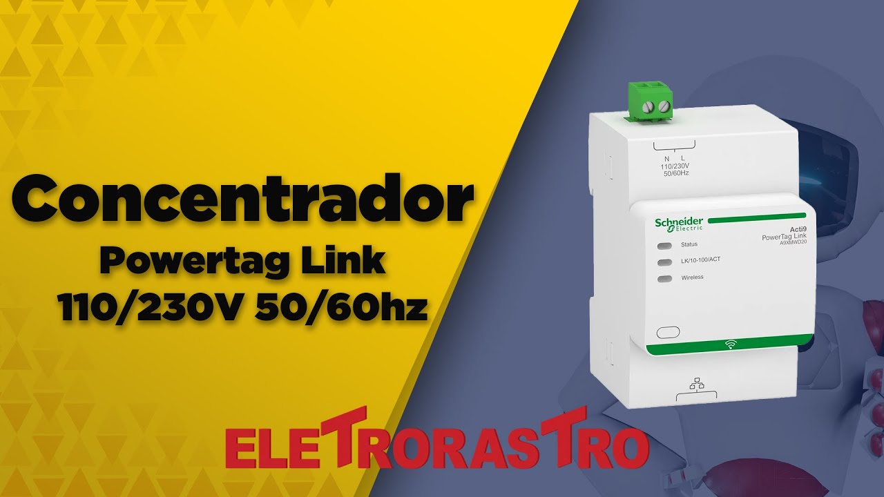 Concentrador Powertag Link 110/230V 50/60hz Schneider | Eletrorastro ...