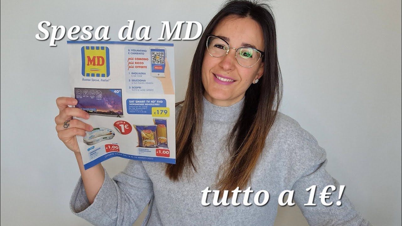Ricca spesa da MD! Speciale promo prodotti a 1€💫 - YouTube
