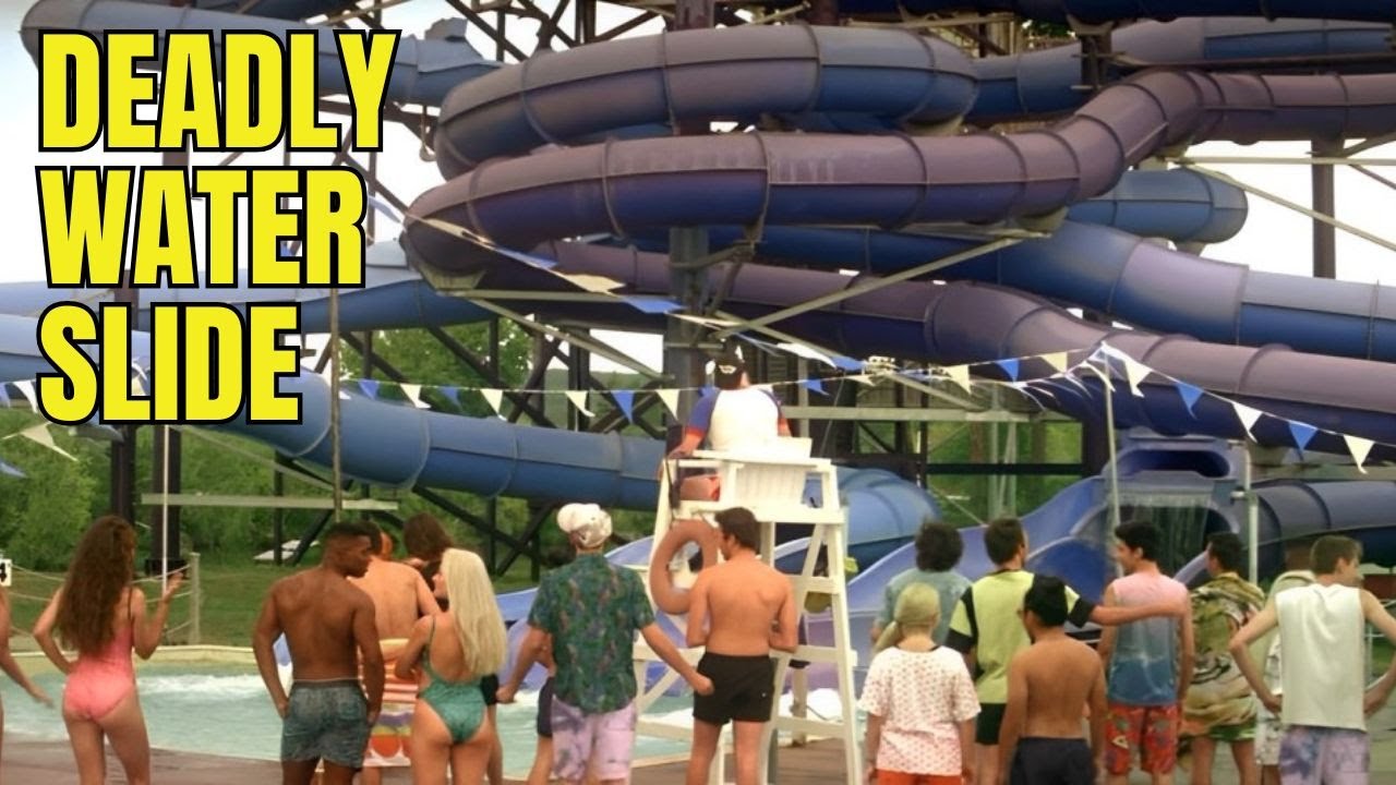 Unexpectedly, there were sharp blades inside the water slide‼️ Film ...