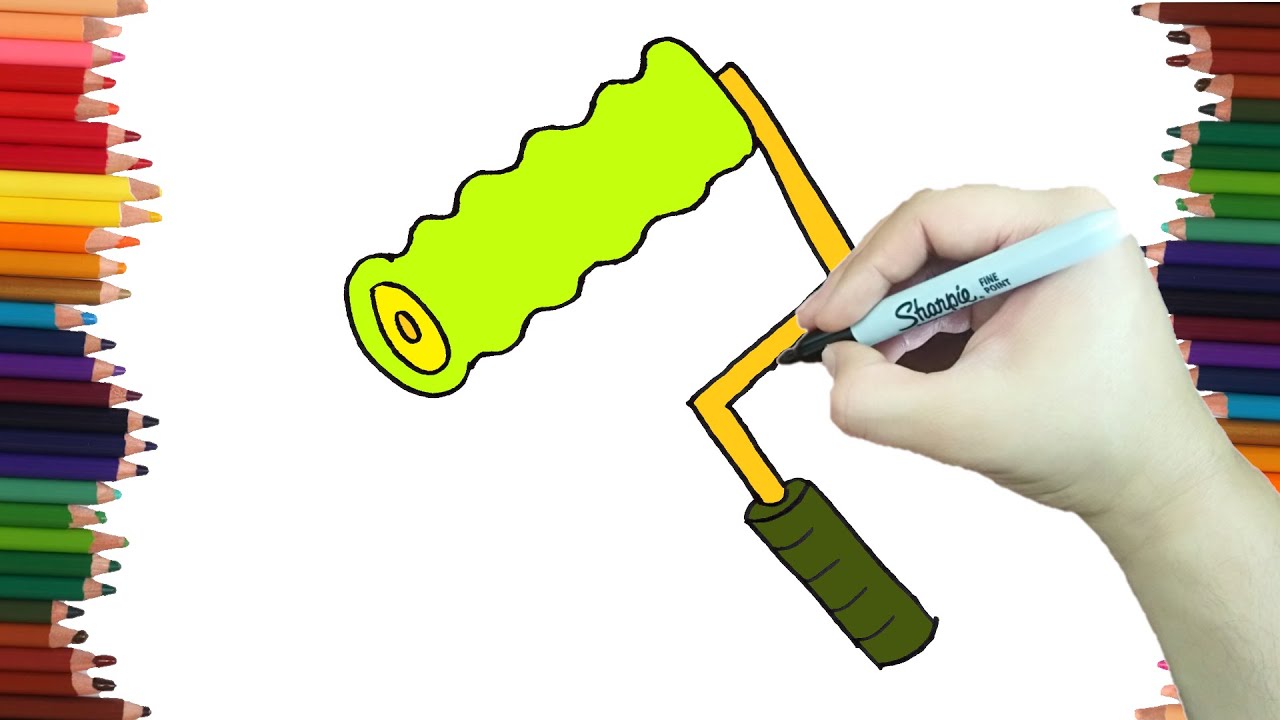 How to draw easily a PAINT KNEE Step by Step - YouTube