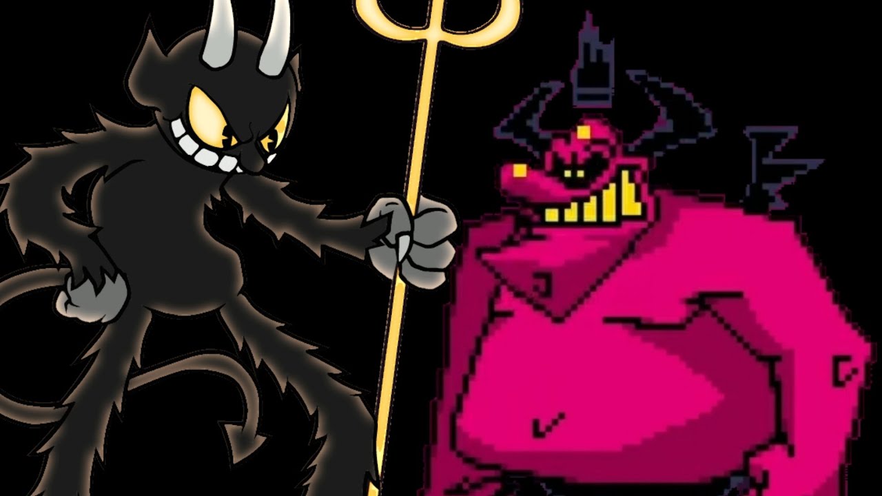 The Devil (Cuphead) Vs Satan (Antonblast) Intermissions Fnf Sprites ...