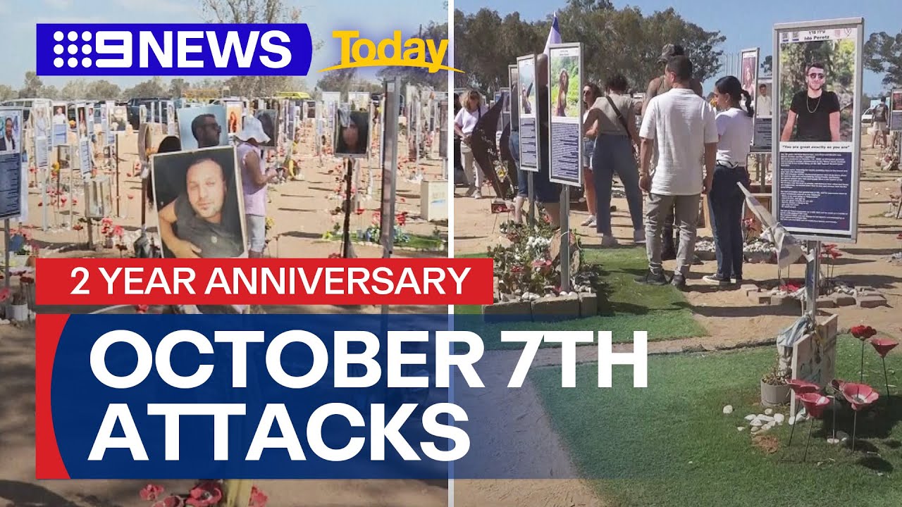 Israel marks 2nd anniversary of the October 7th attacks | 9 News ...