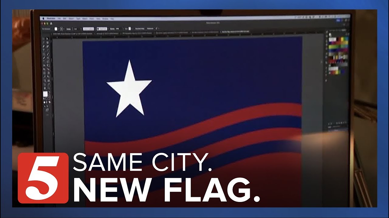 Design by small business owner chosen for Columbia city flag - YouTube