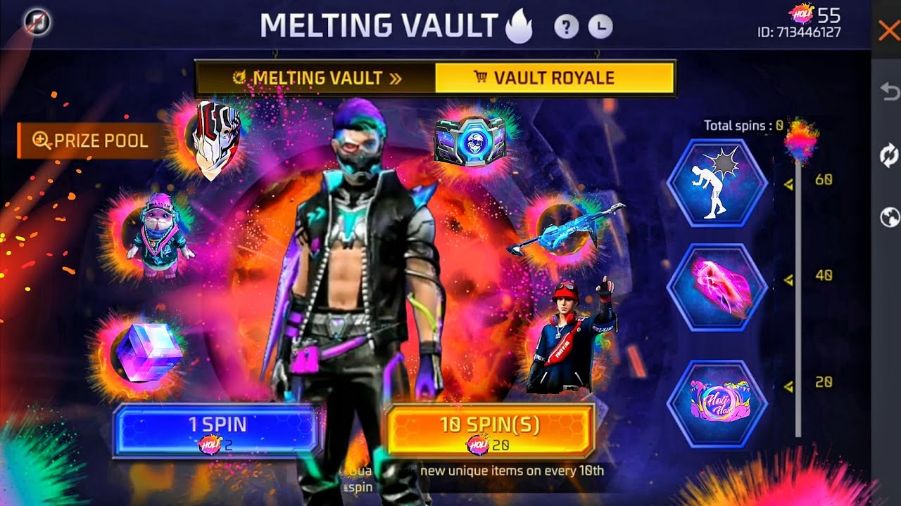 FF Max 🔥 Melting Valut🥳 Free Rewards | Event Free Fire Calendar | FF ...