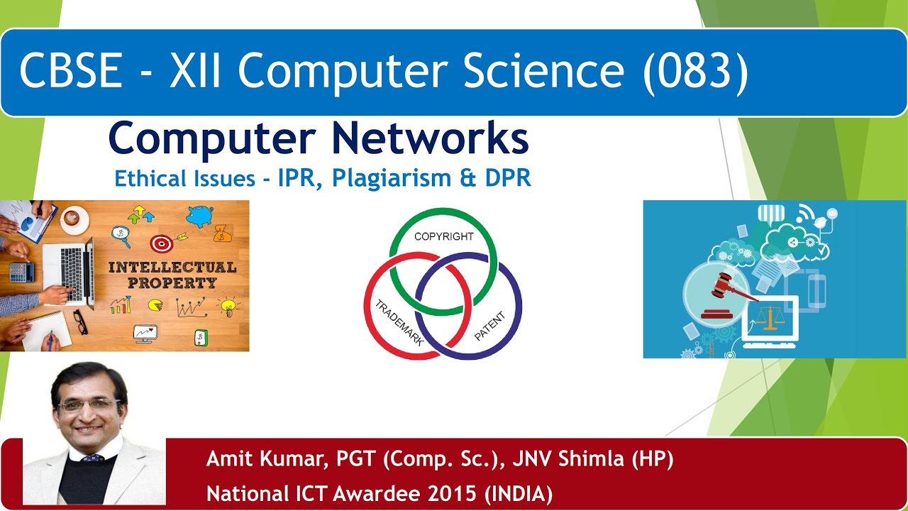 Intellectual Property Rights (IPR), Plagiarism and Digital Property ...