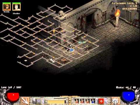 Diablo 2 LOD Phoenix Strike Assassin Walkthrough - Part 10: The Catacombs - YouTube