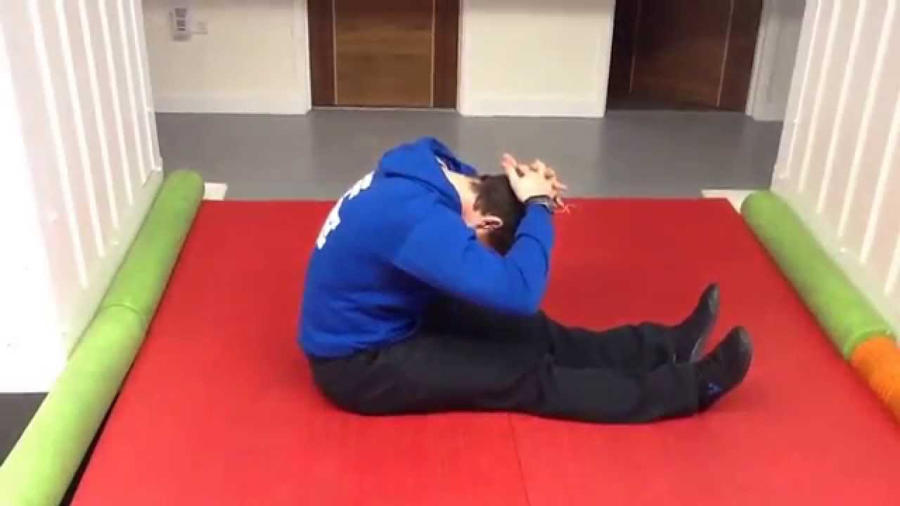 Isometric neck lateral flex - YouTube