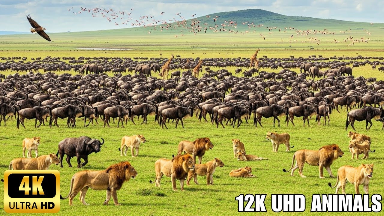 Relaxing Animal World Movies 4K - Amazing Animal Scenes with Soothing ...