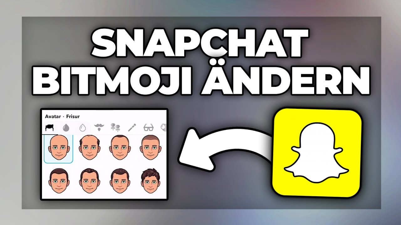 Snapchat Aussehen ändern - Bitmoji erstellen (Avatar) | Tutorial - YouTube