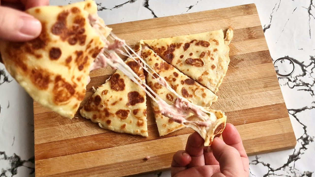Krepa të mbushura per 5 minuta, ma e mir se Pica - YouTube