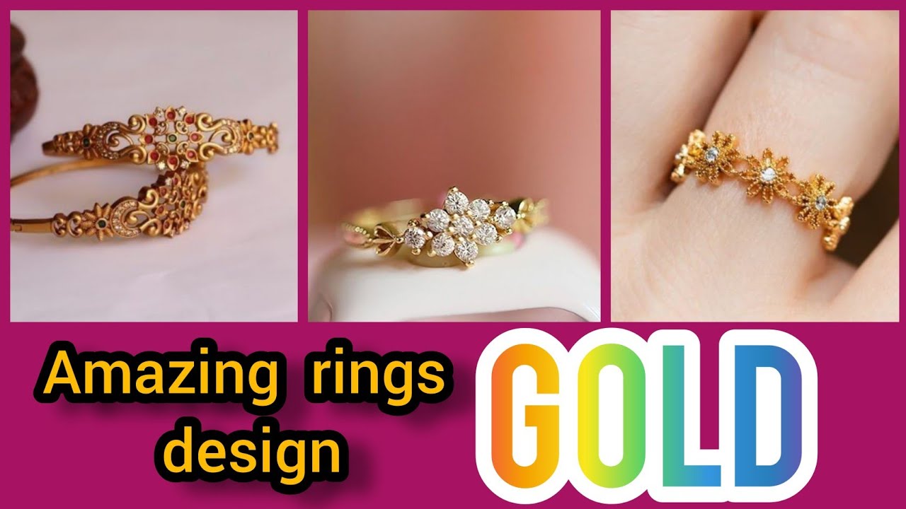 gold ring designs for women/gold jewellery/gold ki ring/stylish ring ...