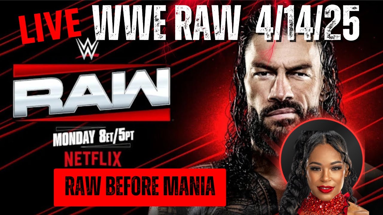 WWE RAW 4/4/25 LIVE STREAM WITH QUEEN RAW BEFORE MANIA 41 - YouTube