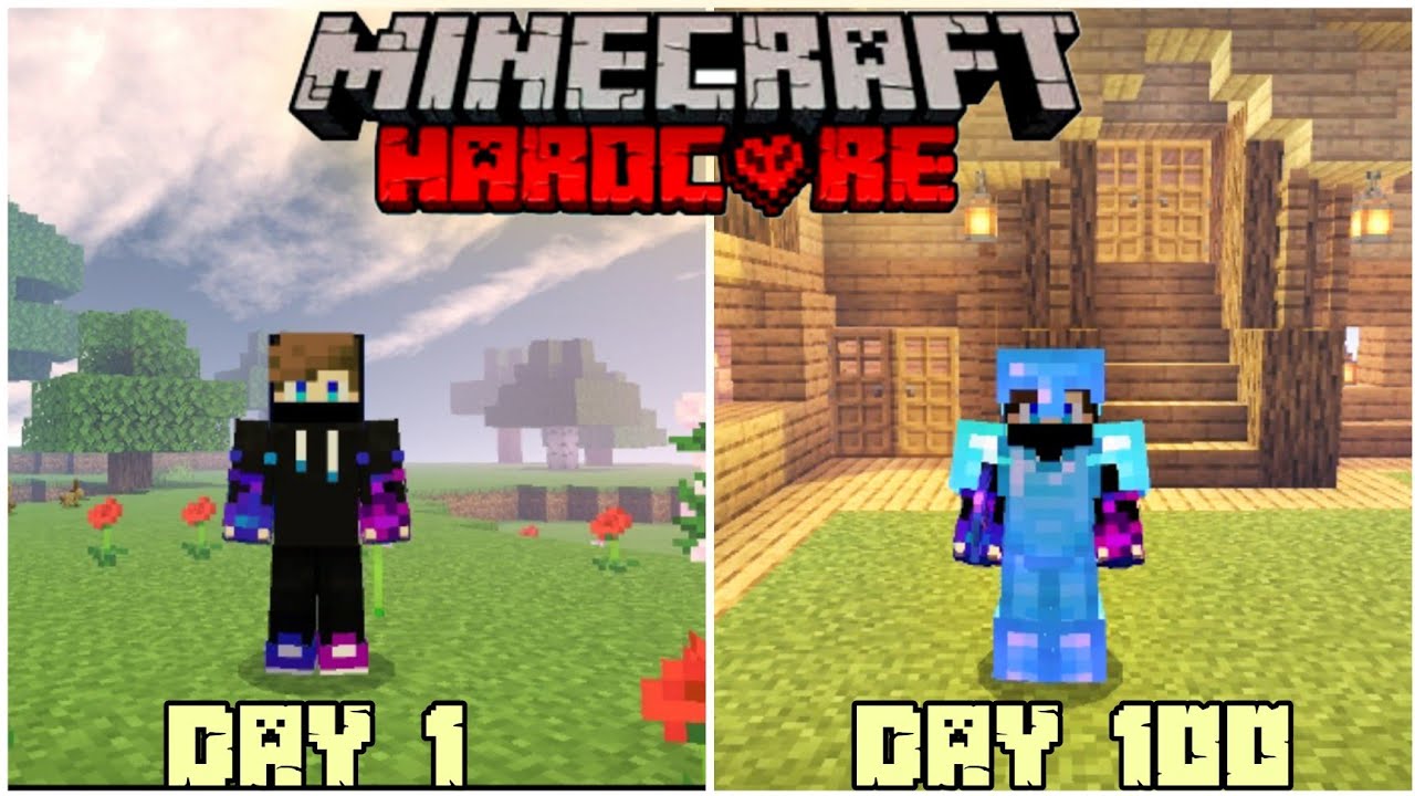 I Survived 100 Days In Minecraft Hardcore || Minecraft Hardcore - YouTube