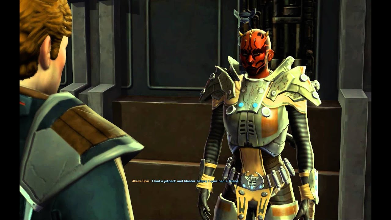 SWTOR: Smuggler Companion: Akaavi Spar - YouTube