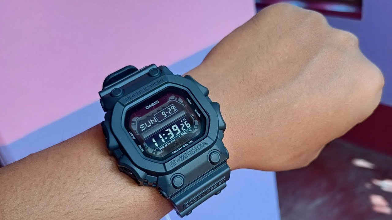Casio G-Shock GX-56BB-1SDR Digital Dial Black Resin Strap Men's Watch ...