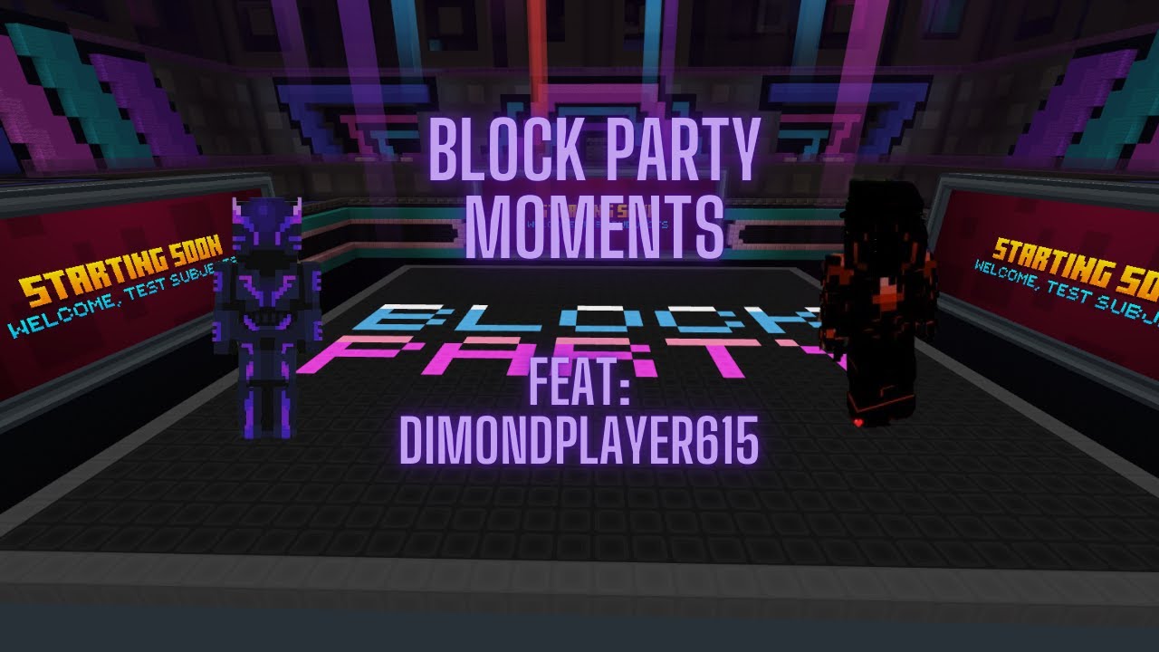 Block Party funny moments (feat: @Dimondplayer615 ) | Minecraft - YouTube
