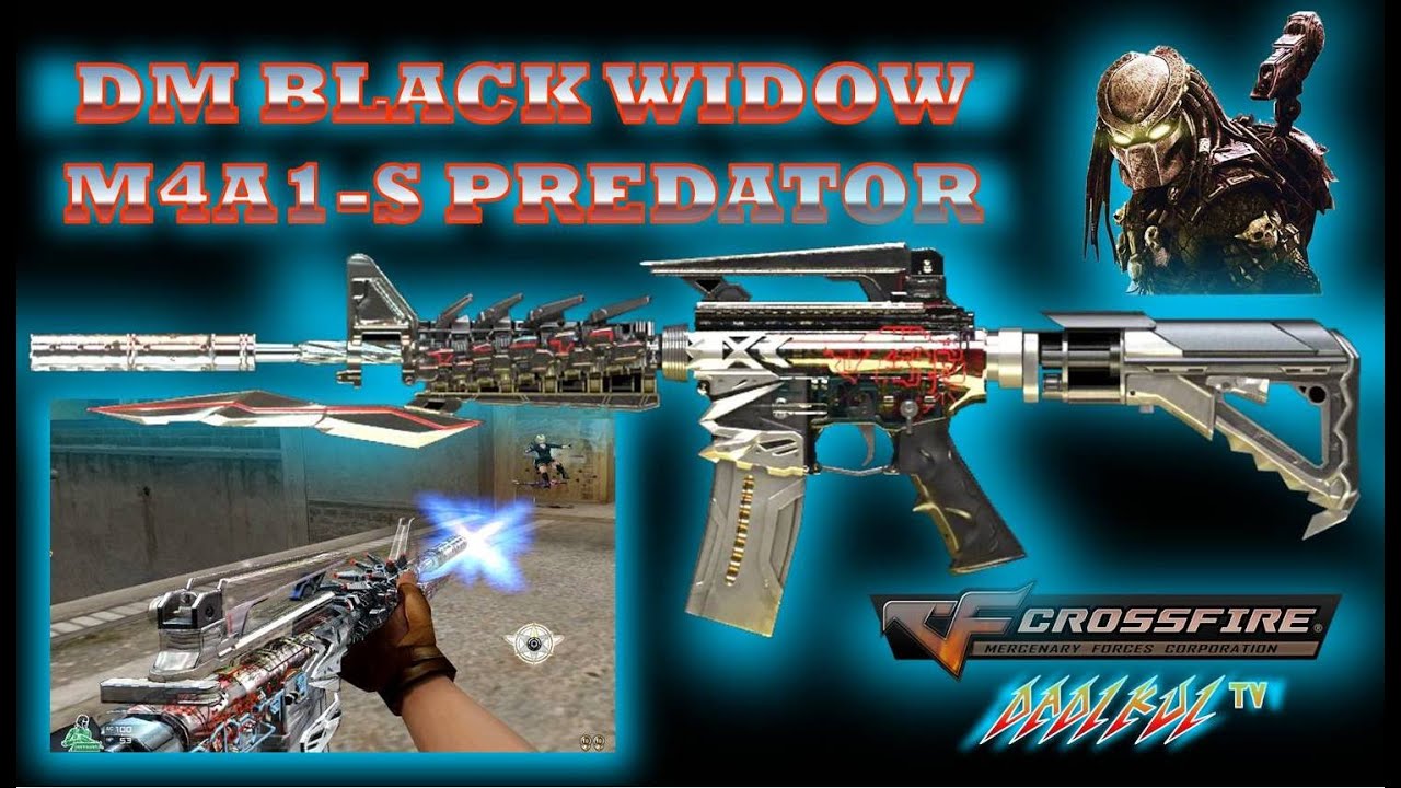 DM Black Widow M4A1-S Predator Highlights! MVP! CrossFire Philippines ...
