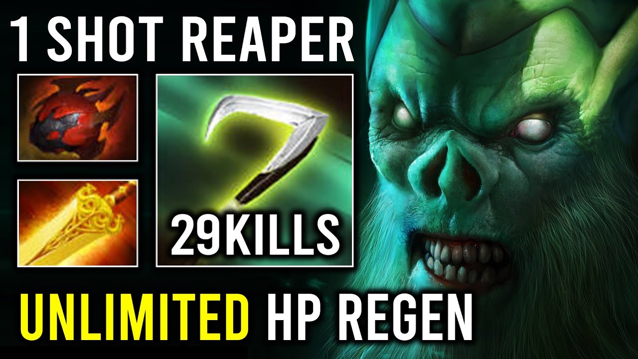 UNLIMITED HP REGEN 1 Shot Reaper 1v5 Run At Them Max 1K GPM Necrophos ...