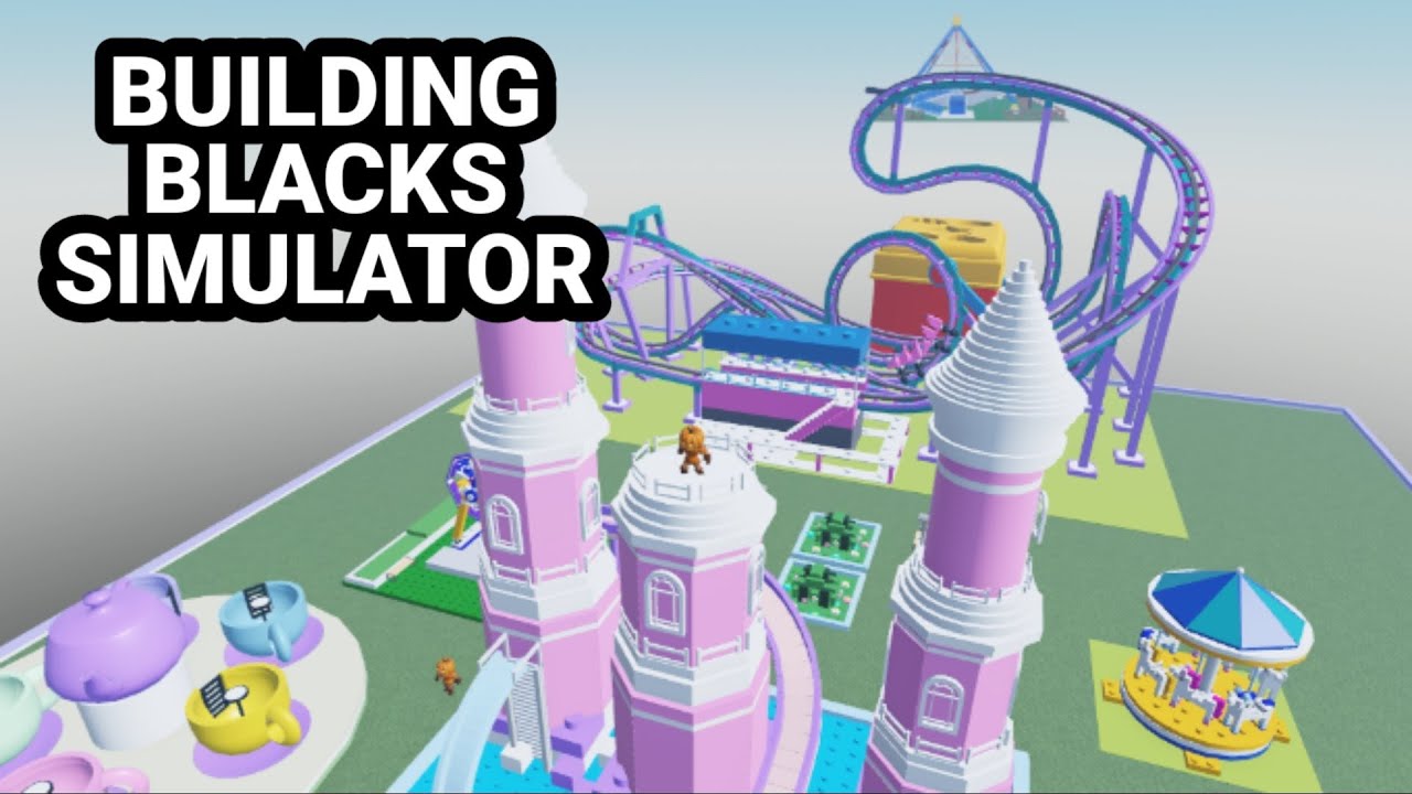 Building Blocks Simulator 🎢, FERRIS WHEEL & CAROUSEL & GARDEN & ROLLER ...