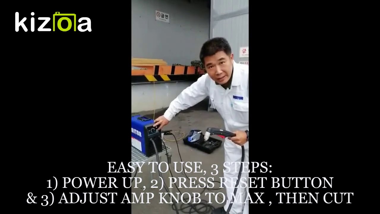 Unitor Plasma Cutter UPC 310ML Demo - YouTube