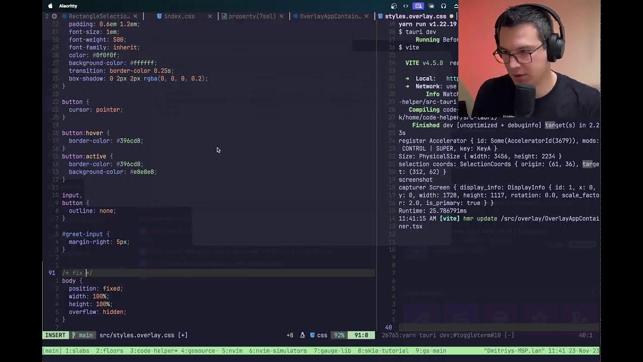 Screenshot App | Tauri | Rust | TypeScript - YouTube