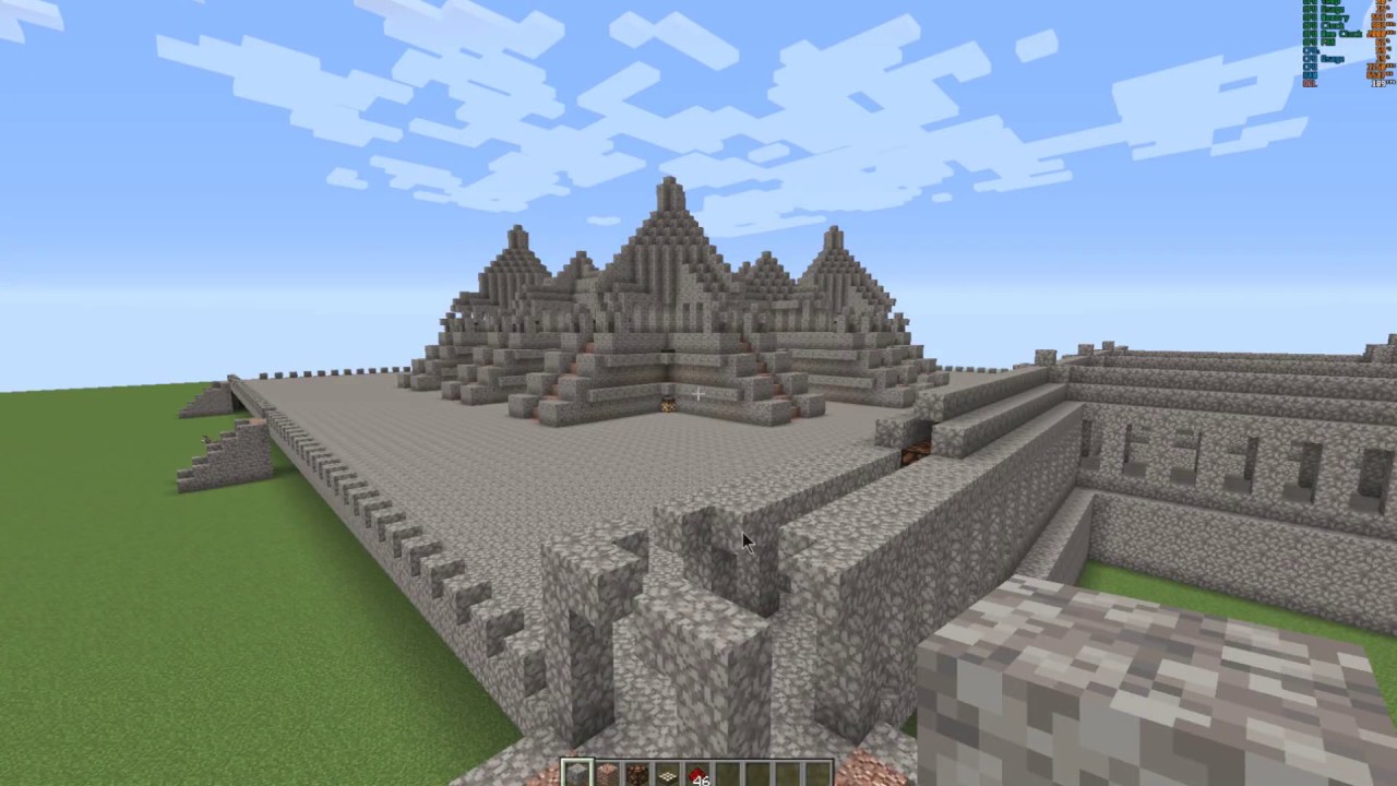 Angkor Wat - Minecraft tutorial Part - 1 - YouTube