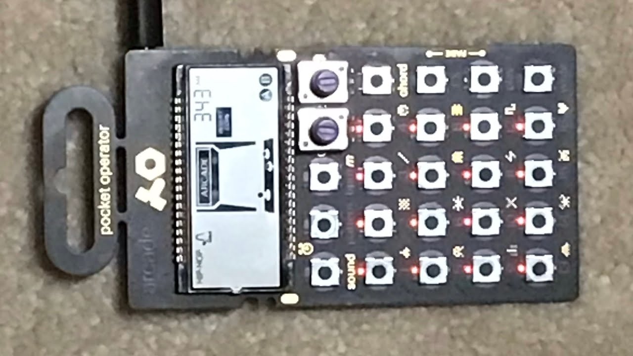 Pocket Operator Arcade - Happy Operator - YouTube