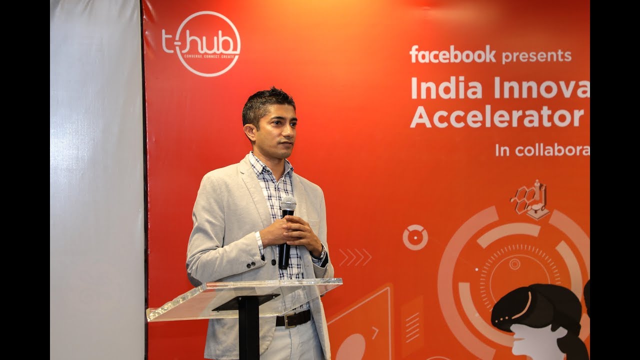 Jay Krishnan at the launch of India Innovation Hub Accelerator Program ...
