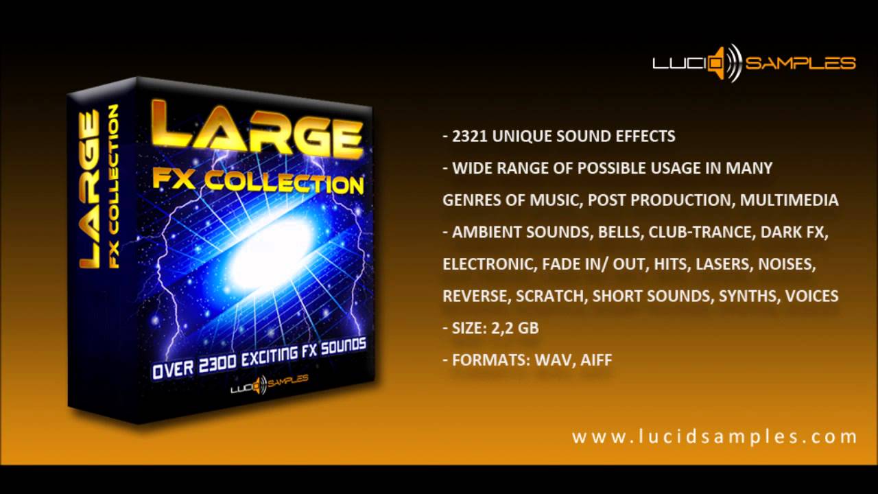 2300 Sound Effects - Sample Pack Demo - YouTube