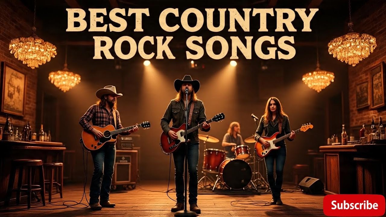 Top 100 Best Country Rock Anthems || inspired by Skynyrd, Springsteen ...