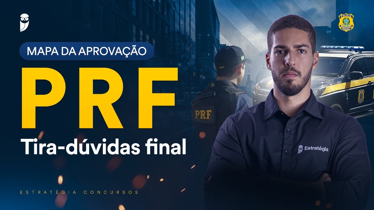 Mapa da Aprovação PRF: Tira-dúvidas final - YouTube