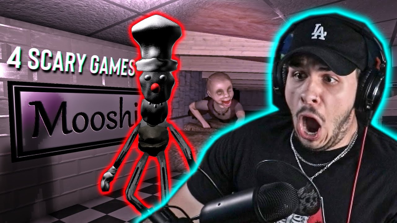 EVIL MONSTERS ARE CHASING ME!! [4 SCARY GAMES] - YouTube