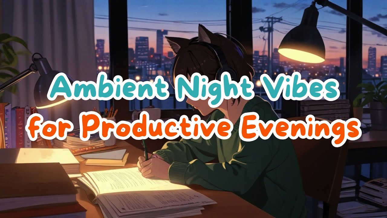 Mellow Night Vibes: Ambient Music for Late-Night Productivity #music # ...