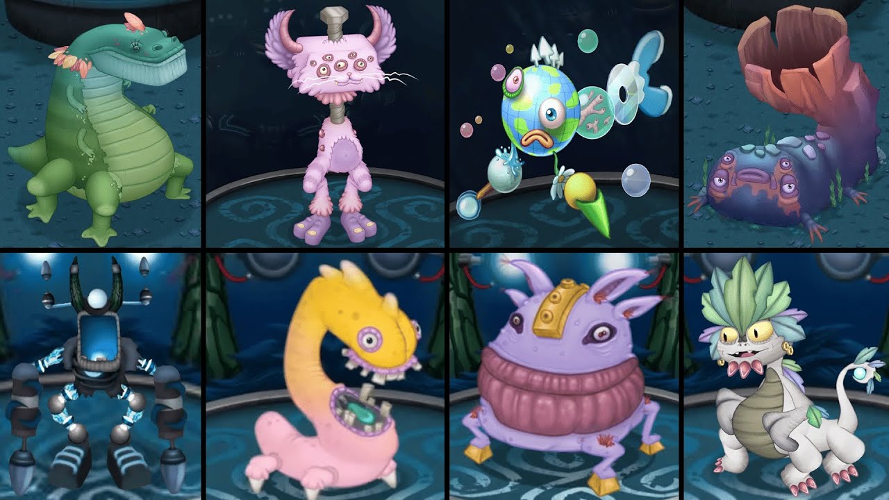 ALL Monsters Wublin Island Fanmade | My Singing Monsters - YouTube Music