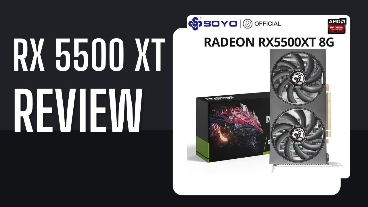 RX 5500 XT SOYO - UNBOXING /REVIEW E PROBLEMAS (2023) - YouTube
