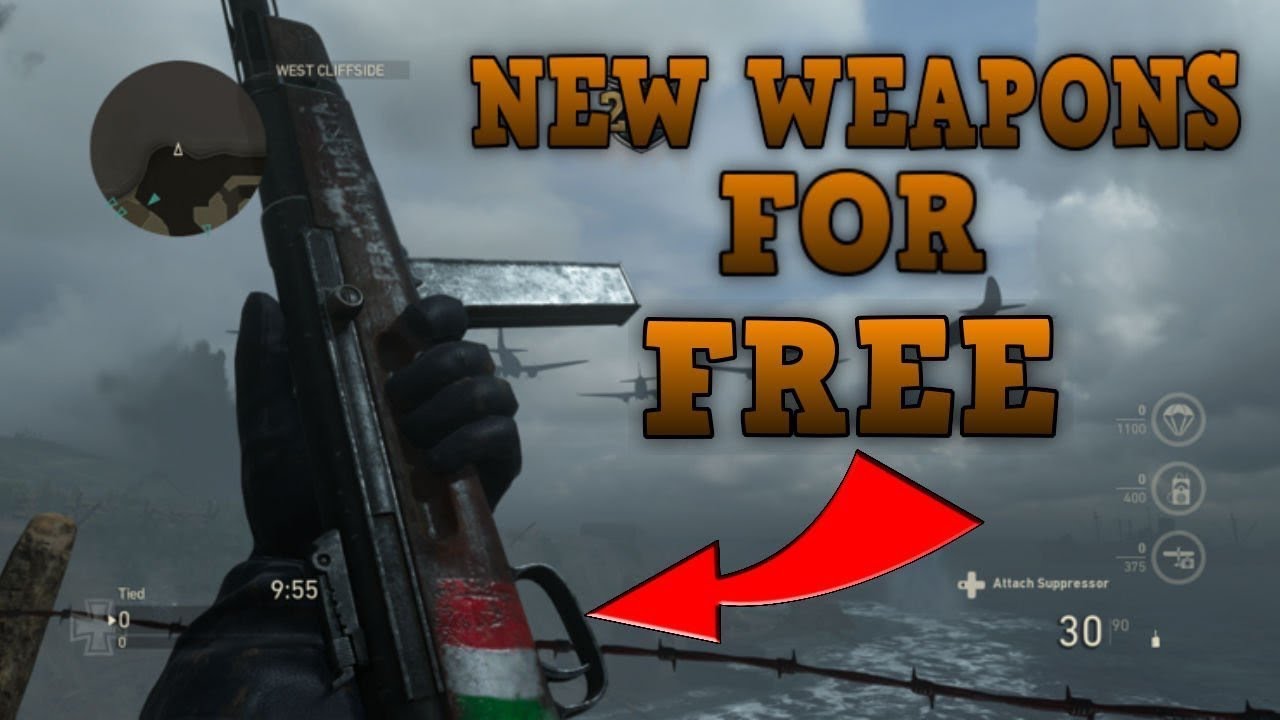 HOW TO UNLOCK *NEW* DLC WEAPONS FOR FREE ON COD WW2 ( ORSO, COMBAT ...