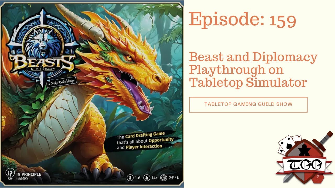 Beast and Diplomacy Playthrough On Tabletop Simulator With the Games ...