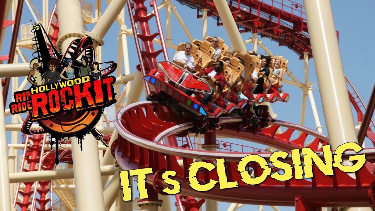 Hollywood Rip Ride Rockit Is Closing FOREVER | Final Ride Announcement ...