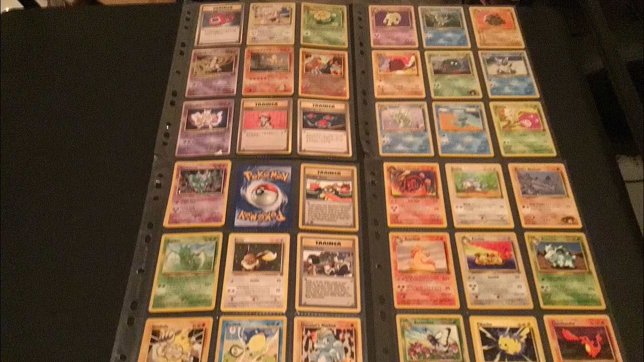Pokémon 2nd edition base set from 2000 - YouTube