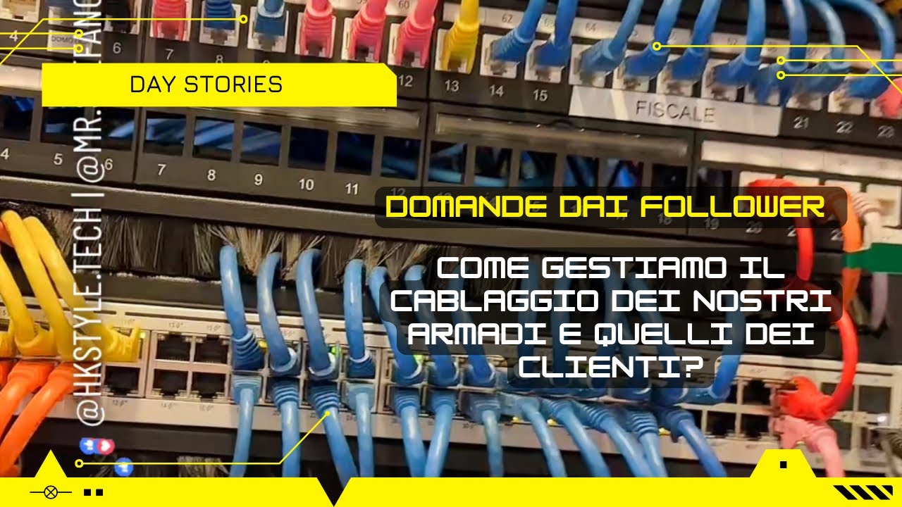 Q&A - Come gestiamo il cablaggio dei nostri ARMADI RACK e dei nostri ...
