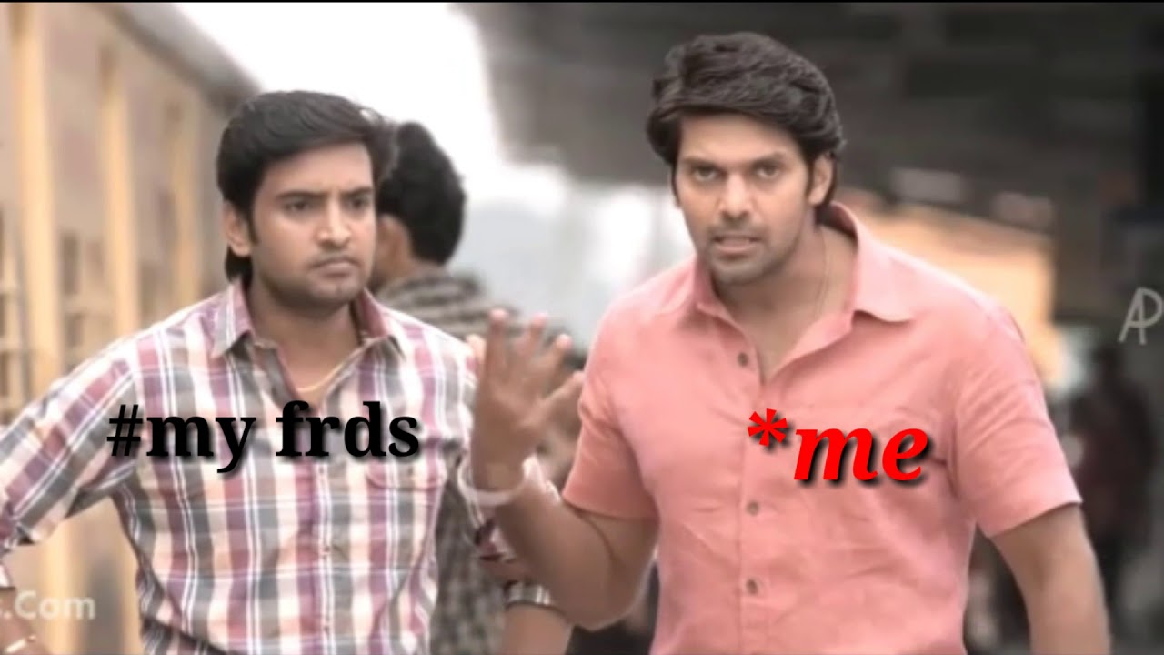 Tamil WhatsApp status on funny dialogue | Arya and Santhanam | Vasu ...