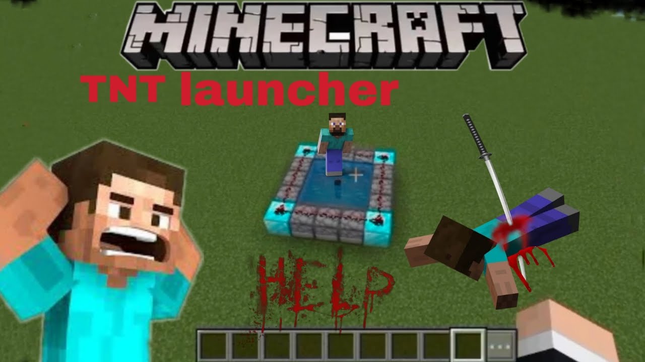 ||#How To make Easy TNT launcher in Minecraft bedrock and Java 😎 - YouTube