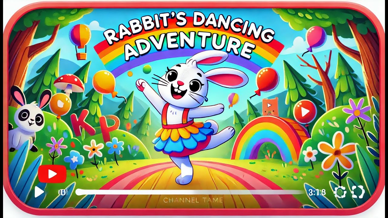 Rabbit's Dancing Adventure | Fun and Exciting Dance Moves for Kids ...